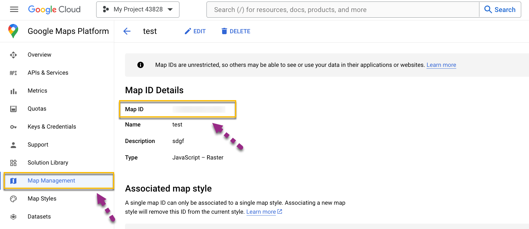 App Settings: Map Provider